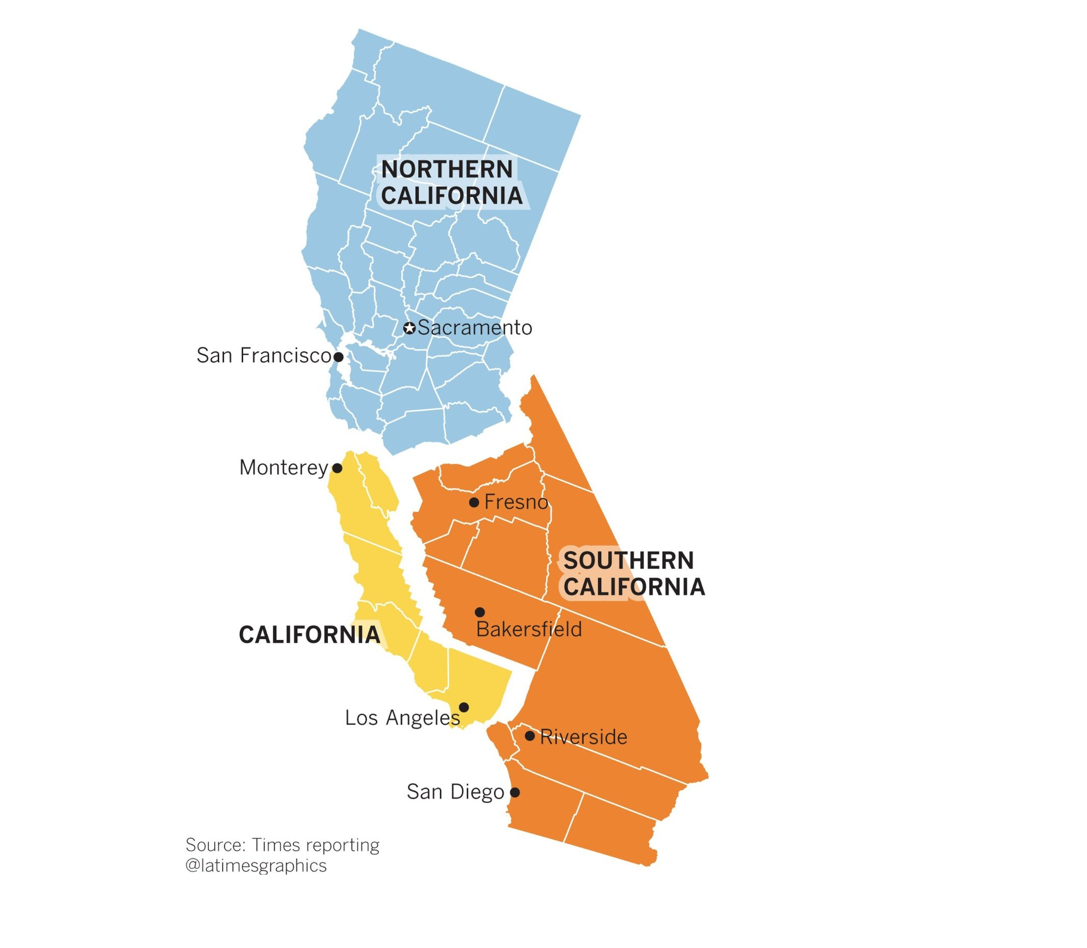 California votará su posible división en tres estados. - Electomanía