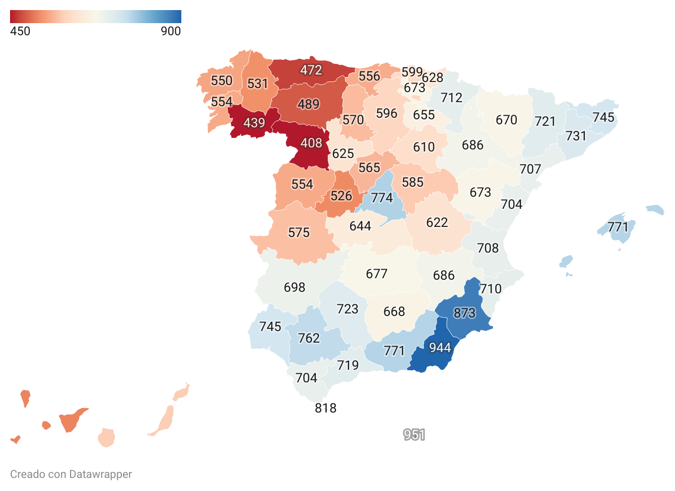 La evolución de los nacimientos en España - Electomanía
