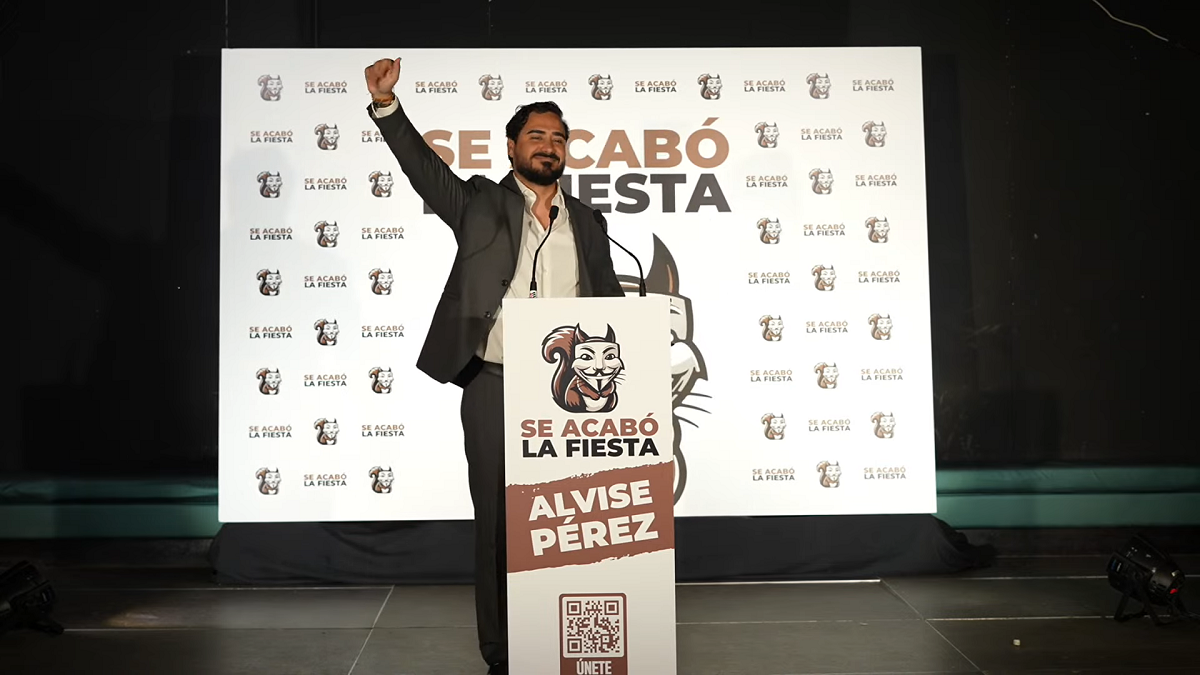 Alvise (SALF) donará su sueldo a través de una web - Electomanía