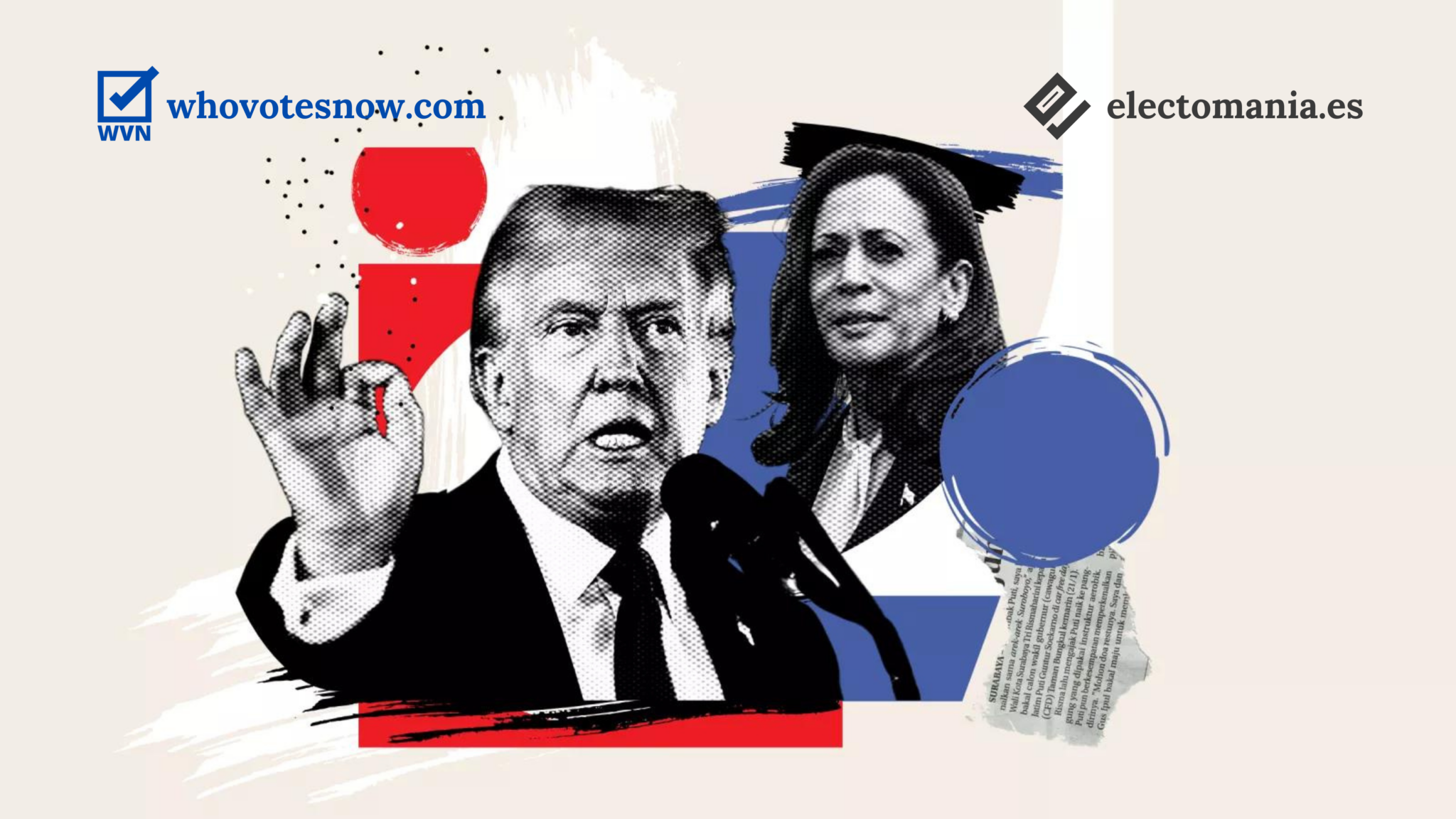 Cara a cara entre Trump y Harris - Electomanía