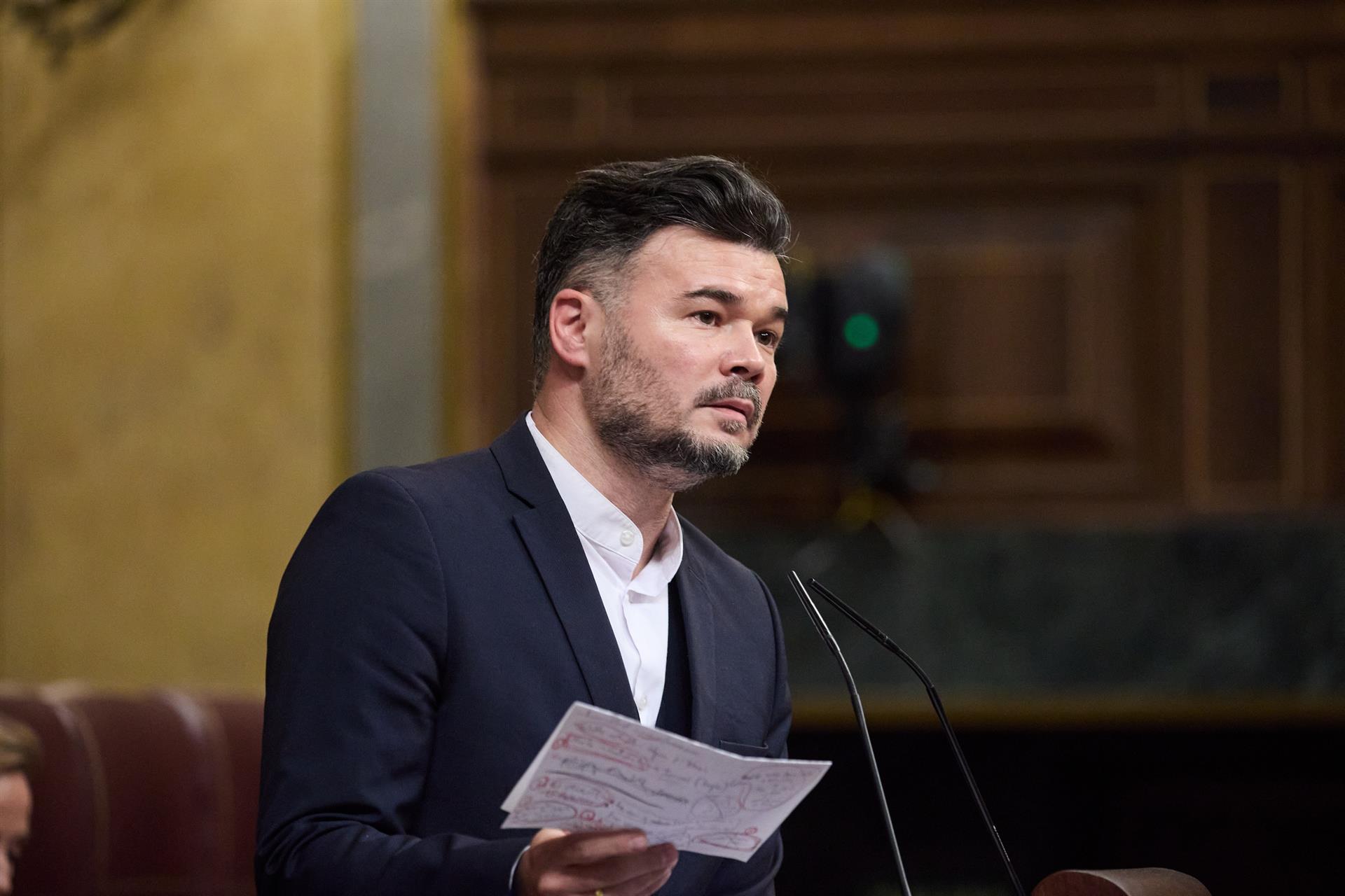 Rufián ve antes una moción que elecciones - Electomanía